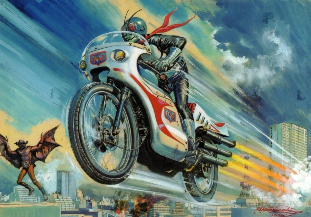 Insect on a Motorcycle